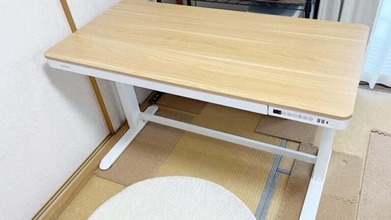 FlexiSpot EW8・EG8 レビュー｜引き出し付き天板、簡単組立。オールインワンの電動昇降デスク。 | りっしょのモノブログ